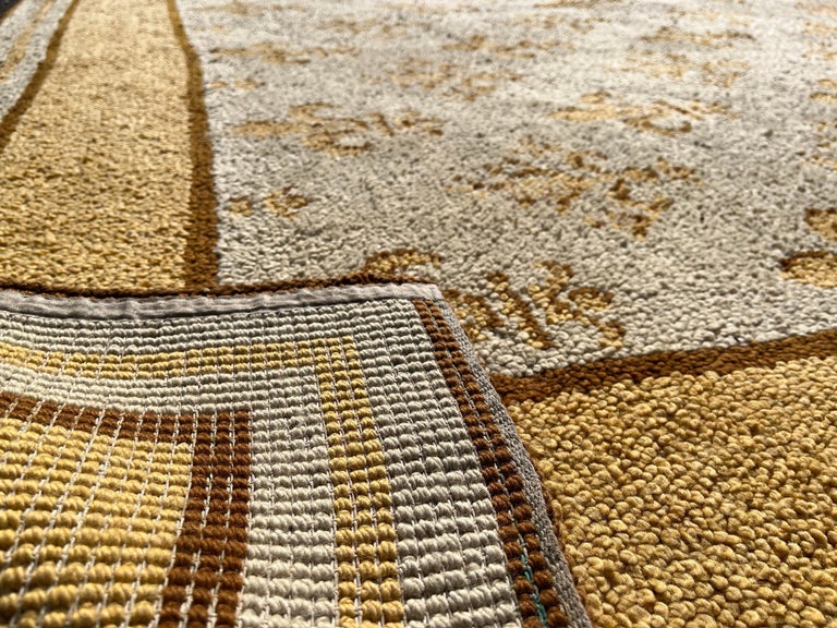 European Fleur De Lys Rug, circa 1900 For Sale at 1stDibs