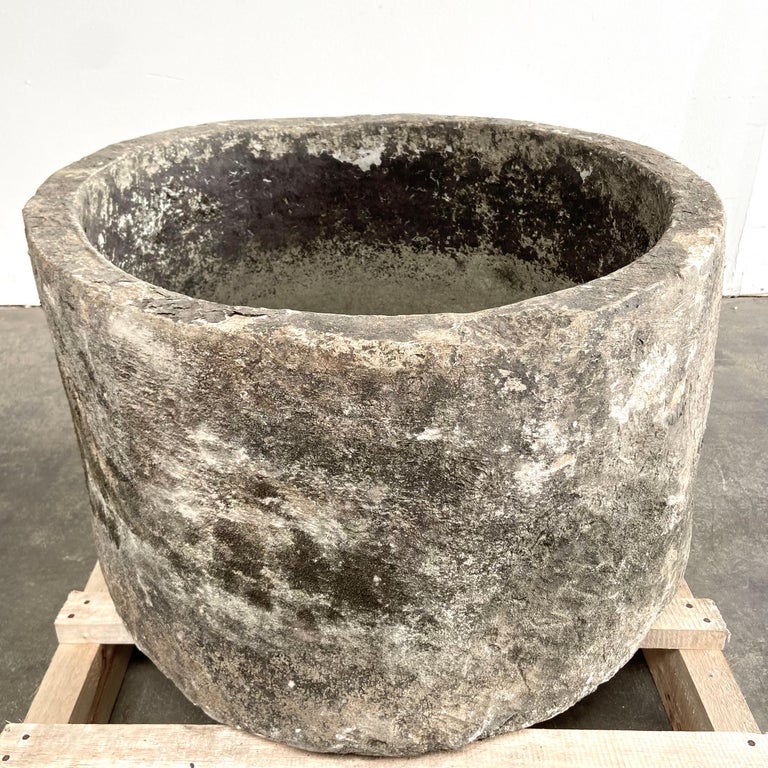 European Limestone Garden Trough or Planter at 1stDibs