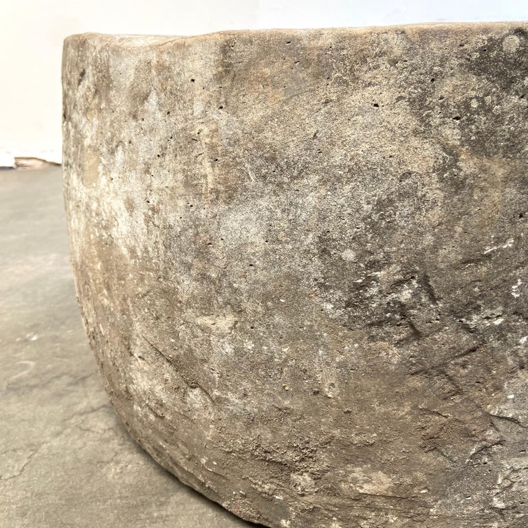 European Limestone Garden Trough Planter or Fountain at 1stDibs