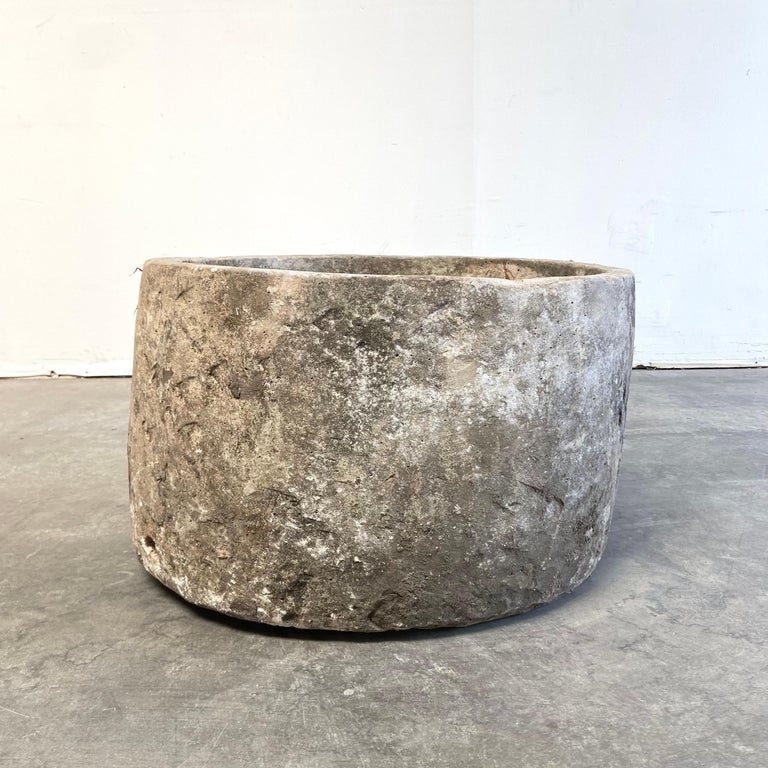 European Limestone Garden Trough Planter or Fountain at 1stDibs