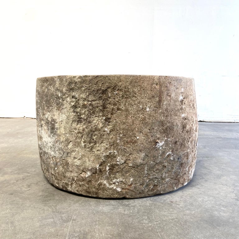 European Limestone Garden Trough Planter or Fountain at 1stDibs