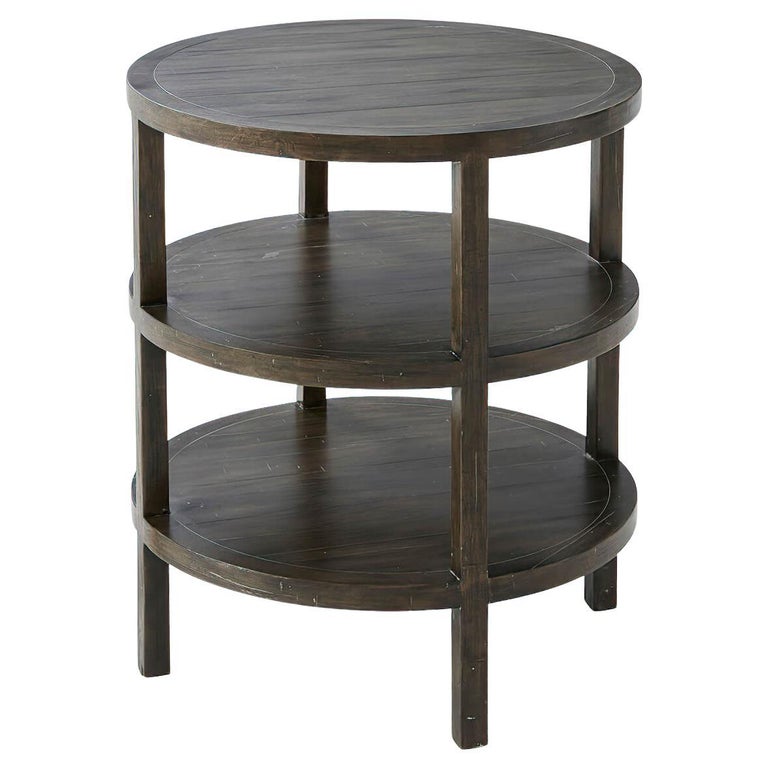 European Modern Three, Tier End Table For Sale at 1stDibs