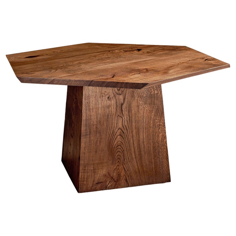 European Oak Breakfast, Dining Table For Sale at 1stDibs