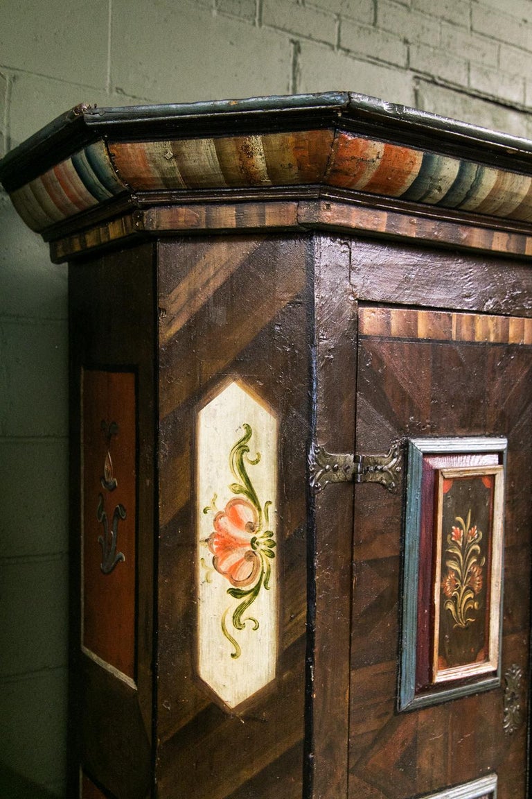 European Painted Armoire For Sale at 1stDibs | painted armoire for sale ...
