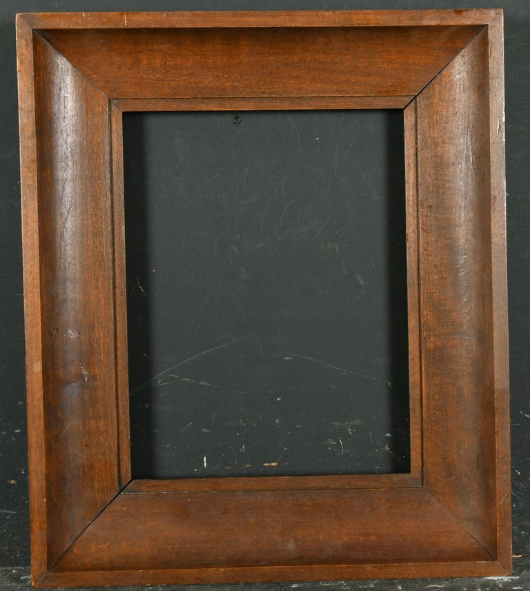 European School - Vintage Stripped Wood Picture Frame at 1stDibs