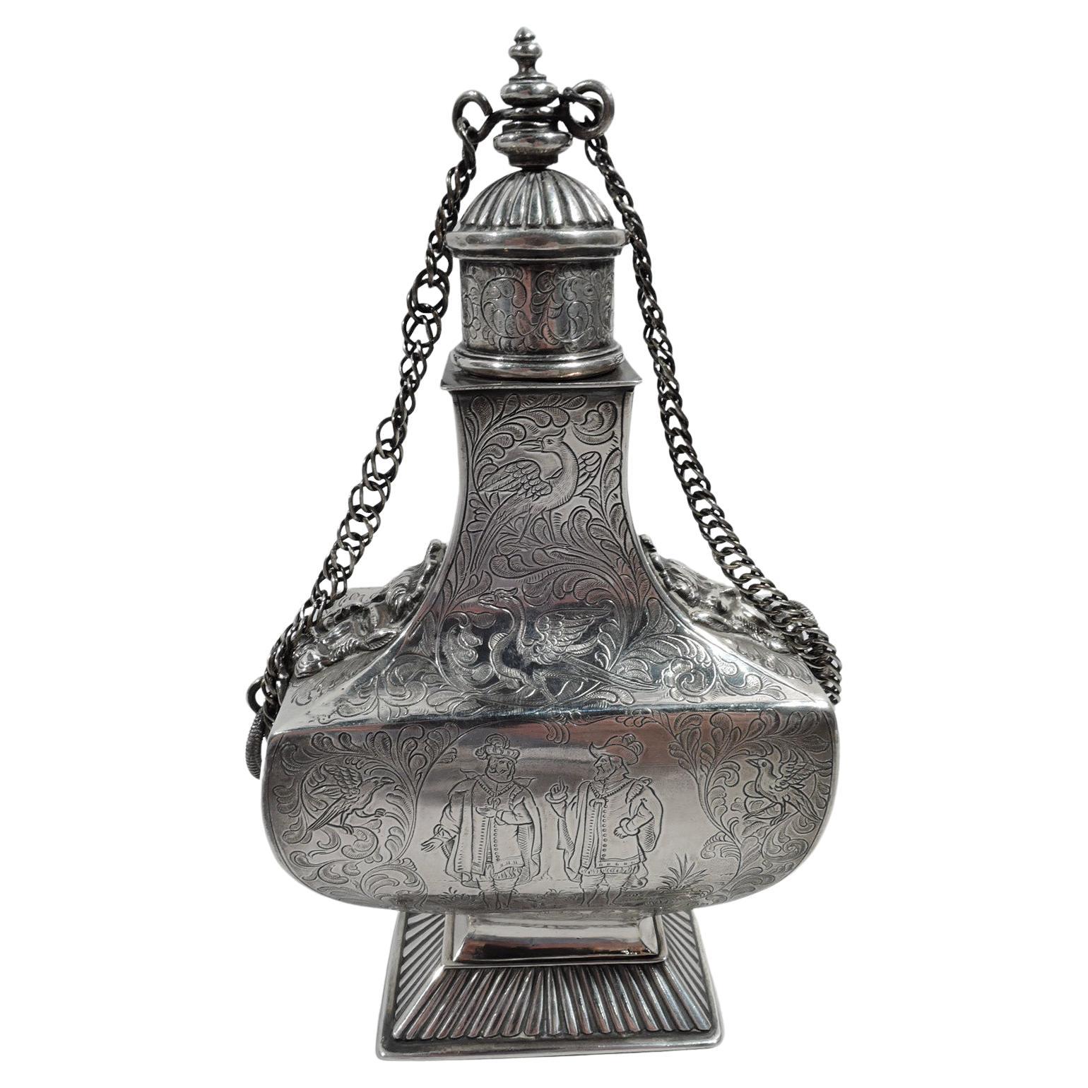 Sterling silver 'Dragon' Flagon at 1stDibs