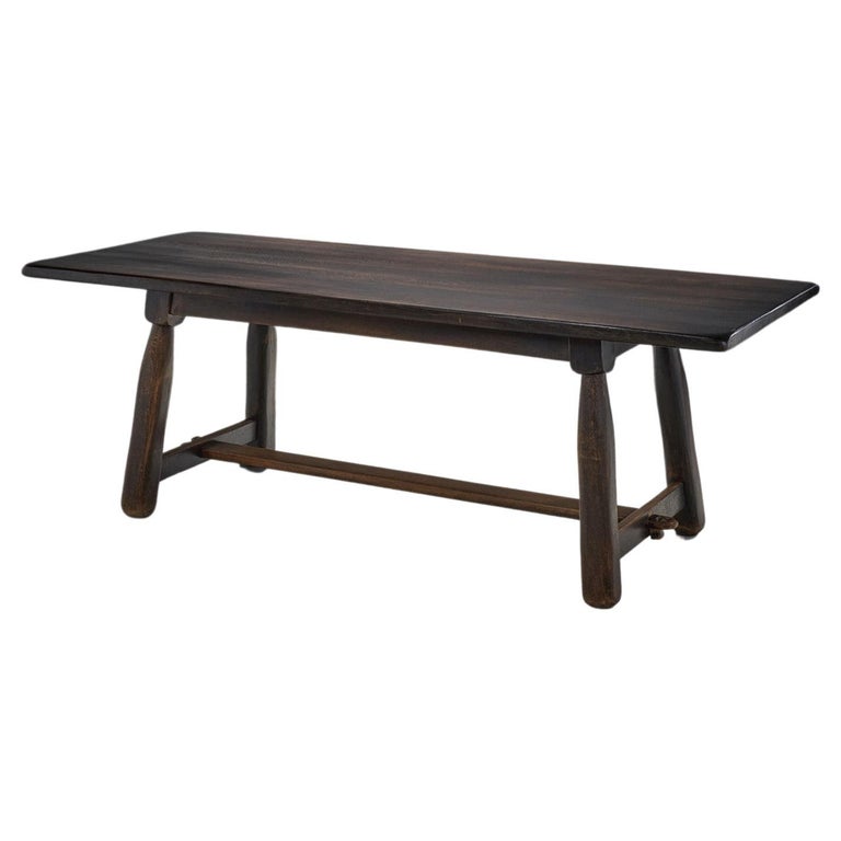 European Solid Wood Dining Table with Tenon and Mortise Joinery, Europe ...