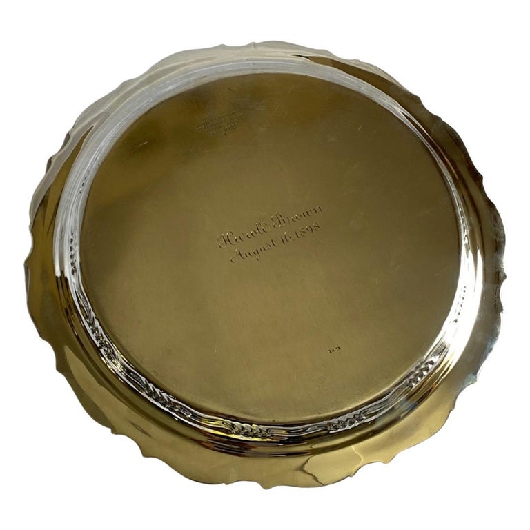 European Sterling Silver Pierced Footed Bowl For Sale at 1stDibs