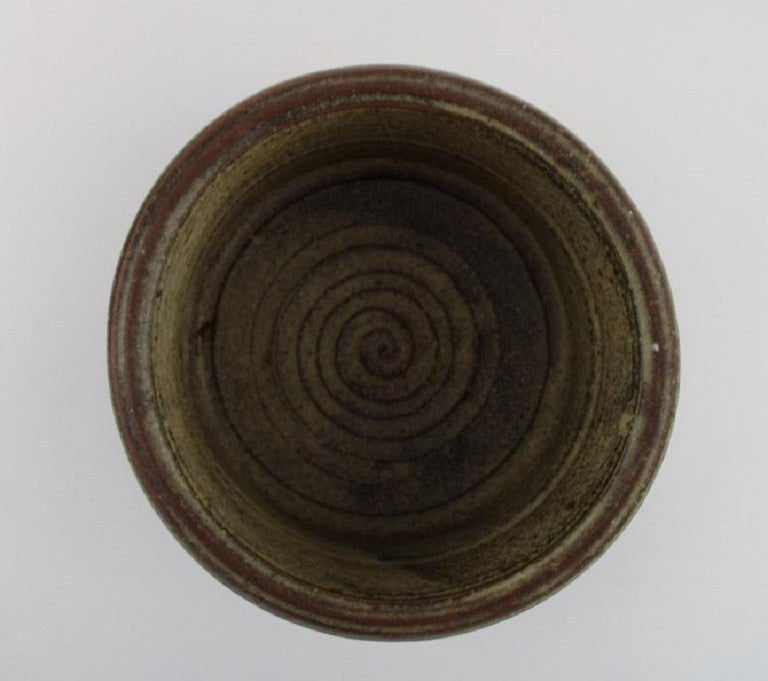 European Studio Ceramicist, Bowl in Glazed Ceramics, Late 20th Century ...