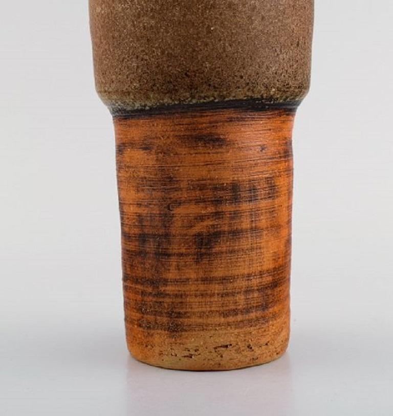 European Studio Ceramist, Unique Vase in Glazed Ceramics, 1960s-1970s ...