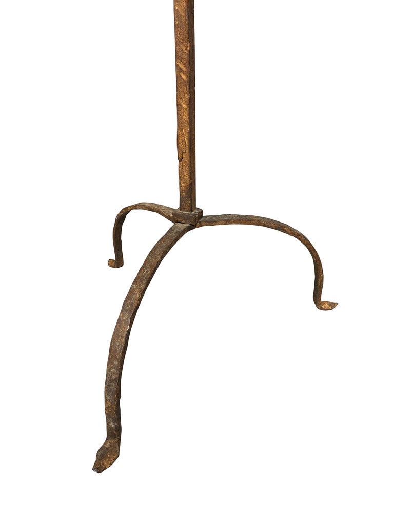 European Wrought Iron Torchère For Sale at 1stDibs
