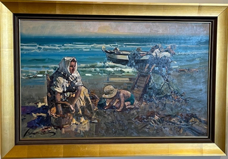 Eustaquio Segrelles - Beach Of Valencia For Sale at 1stDibs
