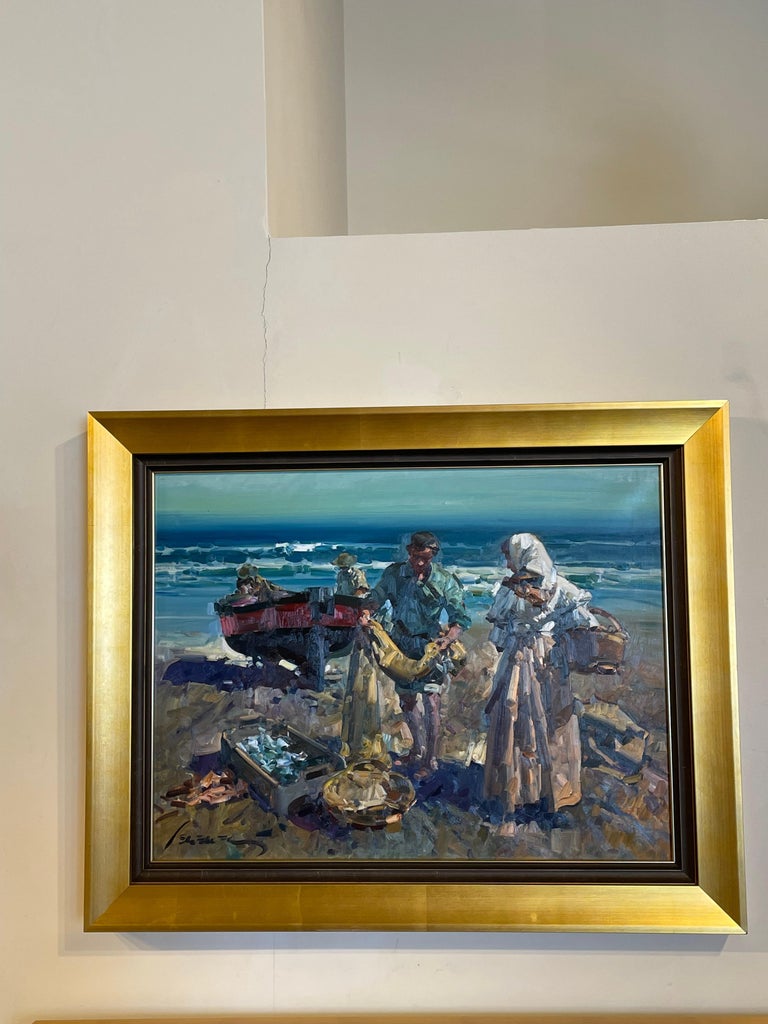 Eustaquio Segrelles - Fishermen of Valencia For Sale at 1stDibs