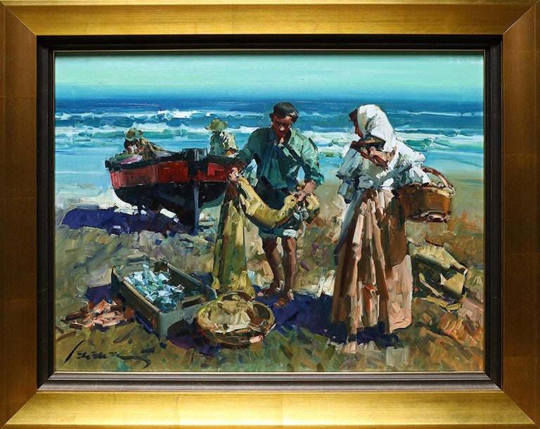 Eustaquio Segrelles - Fishermen of Valencia For Sale at 1stDibs