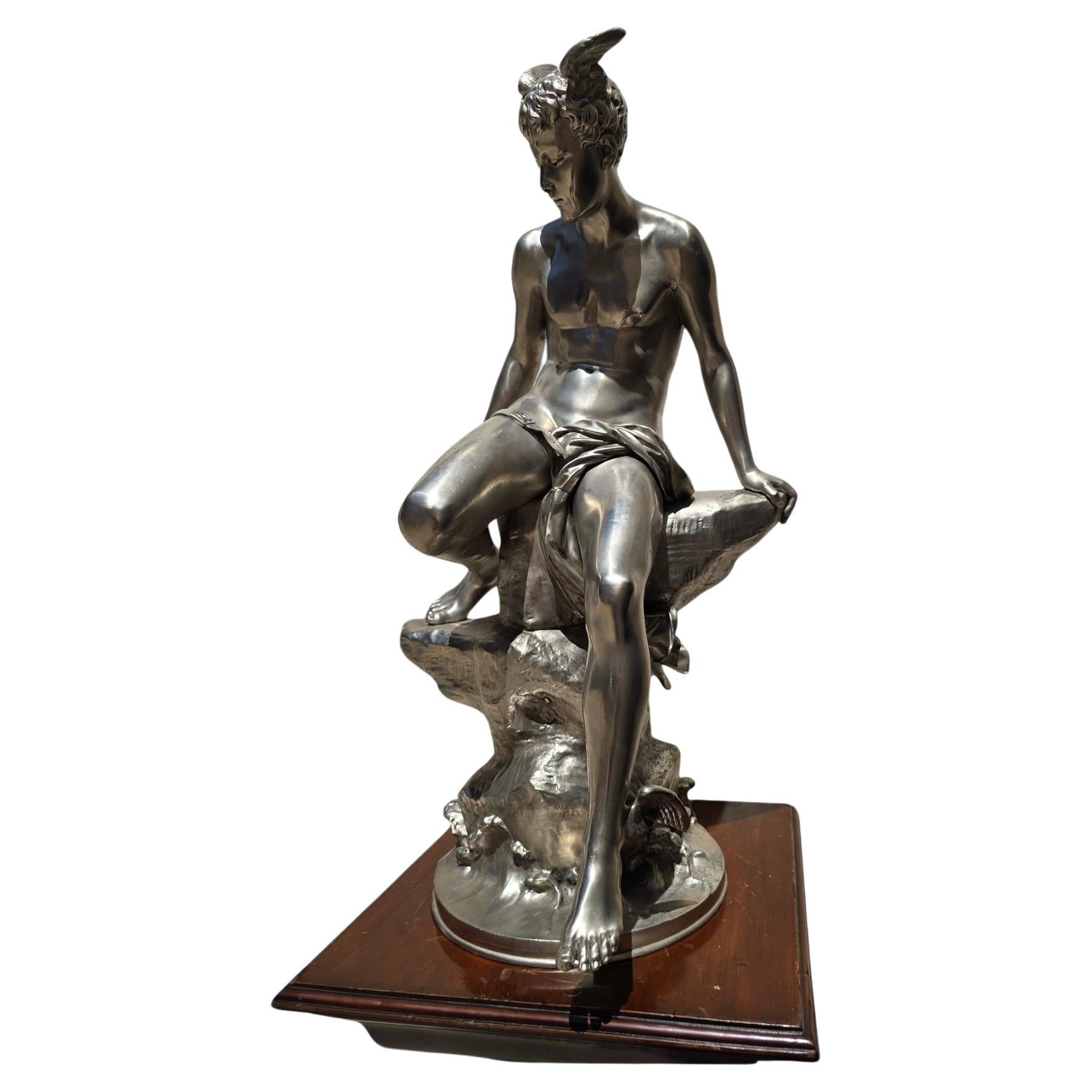 Eutrope Bouret Bronze Statue of Gypsy Girl Musician For Sale at 1stDibs ...