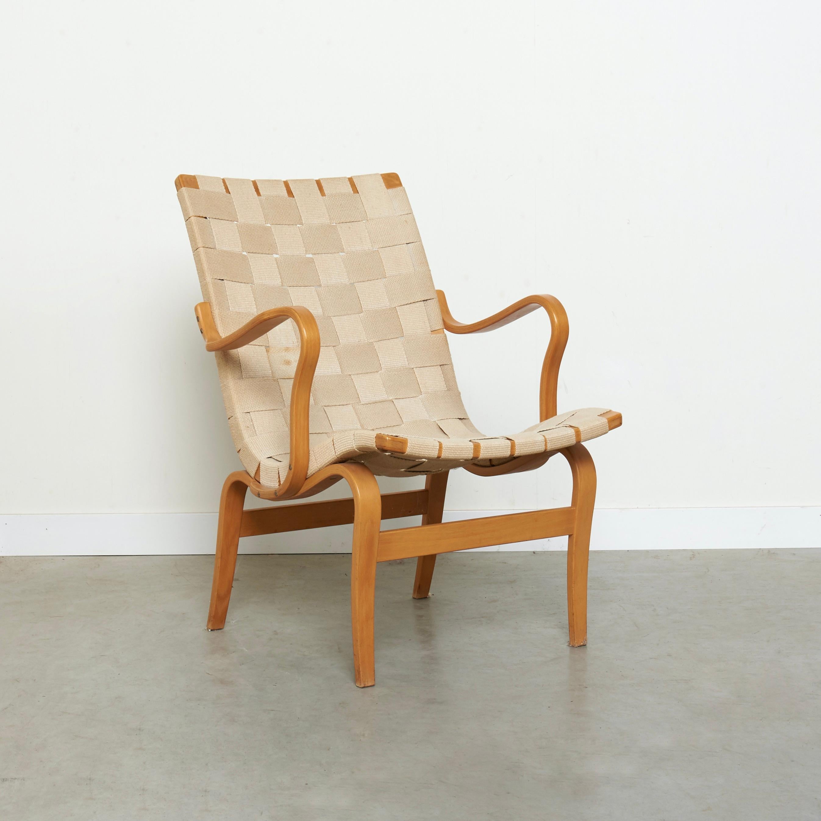 Silla EVA de Bruno Mathsson, años 60 en venta en 1stDibs