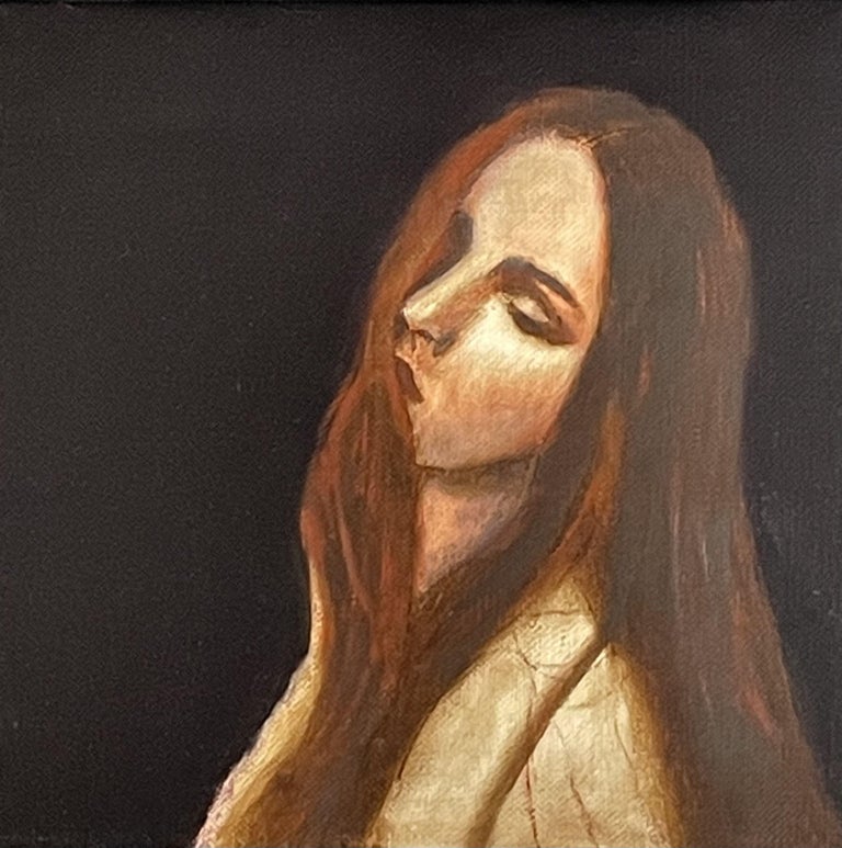 Eva Hoffmann - Performance 2, Painting, Oil on Canvas For Sale at 1stDibs