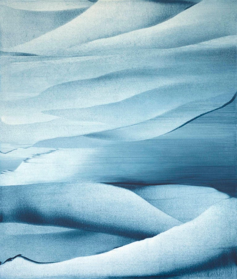 Eva Ullrich - "Fold", painting by Eva Ullrich (40x34in), 2019 For Sale ...