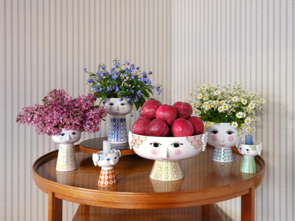Eva Vase Soft Yellow For Sale at 1stDibs