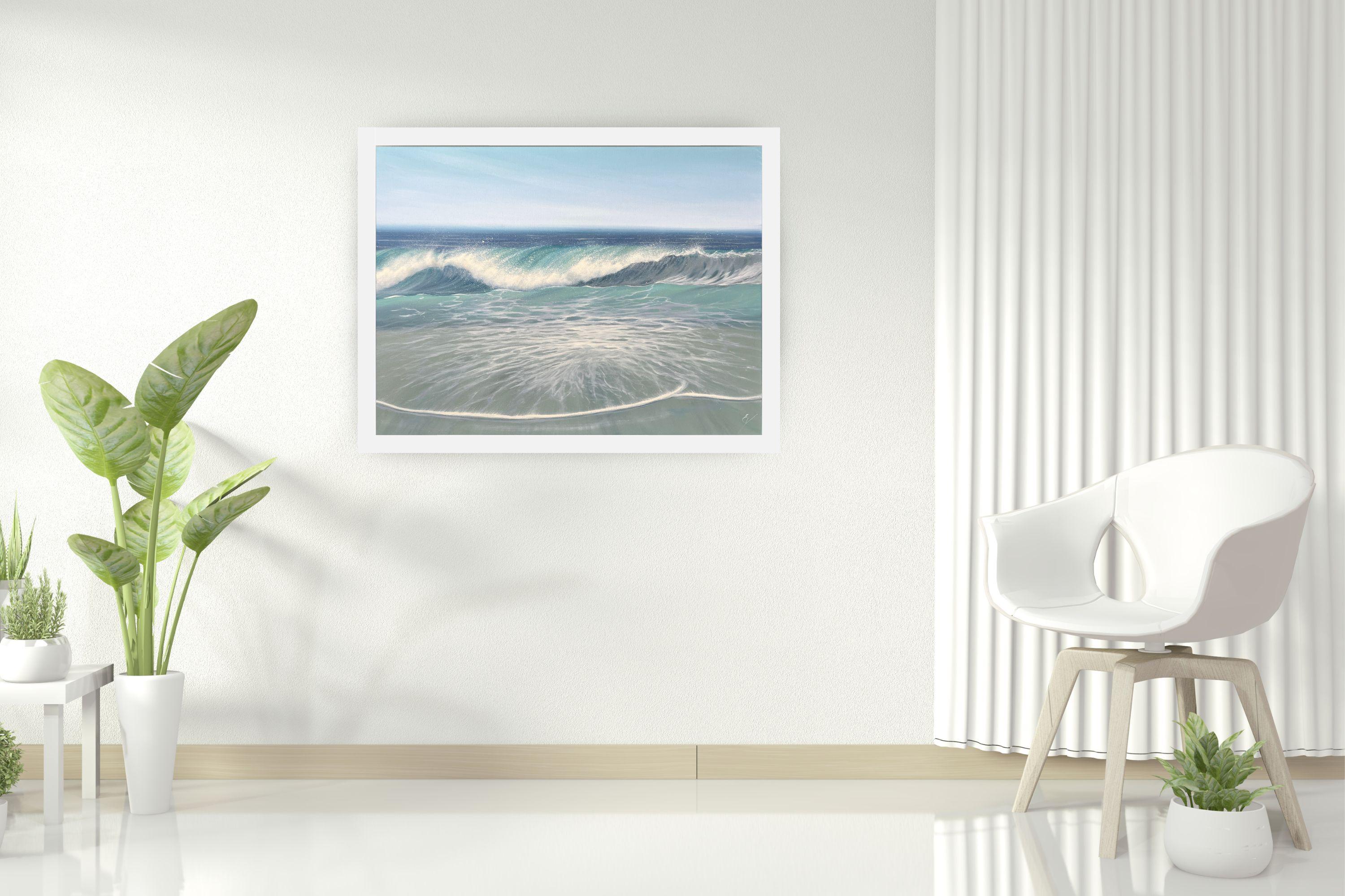 Eva Volf - Exhale - modern oil original seascape water ocean realist ...