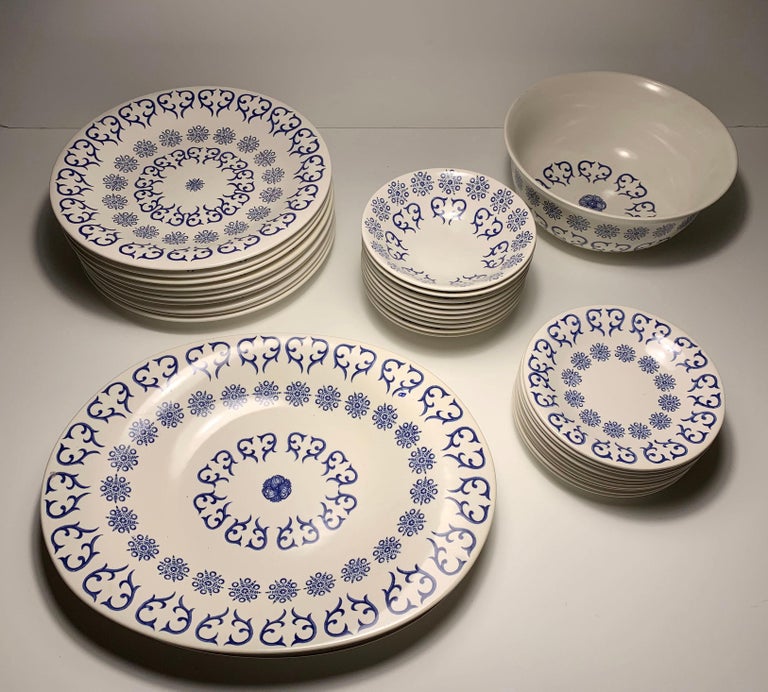 Eva Zeisel Scarce Ironstone Dinnerware Set for 10 by Schmid NKT, Japan ...