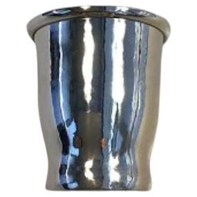 Evald Nielsen Sterling Silver Cocktailshaker and Six Drinking Cups For ...