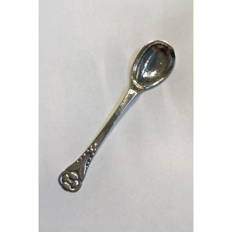 Evald Nielsen No. 01 Silver Jam Spoon For Sale at 1stDibs