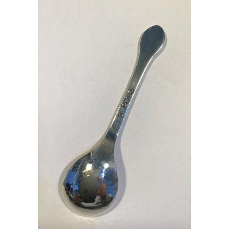 Evald Nielsen No 12 Silver Jam Spoon For Sale at 1stDibs
