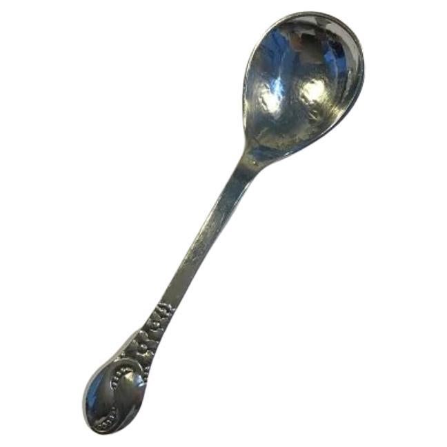 Evald Nielsen No. 01 Silver Jam Spoon For Sale at 1stDibs
