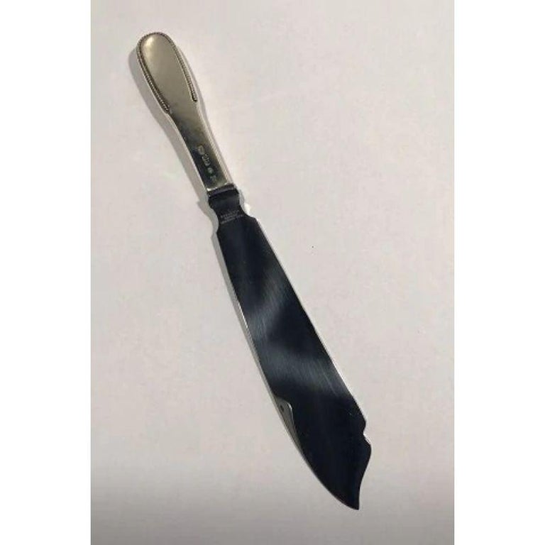 Evald Nielsen No 14 Silver Layer Cake Knife, Small For Sale at 1stDibs