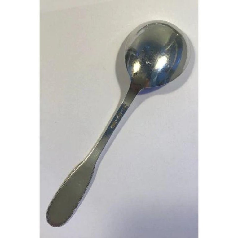Evald Nielsen No 14 Sterling Silver Serving Spoon For Sale at 1stDibs