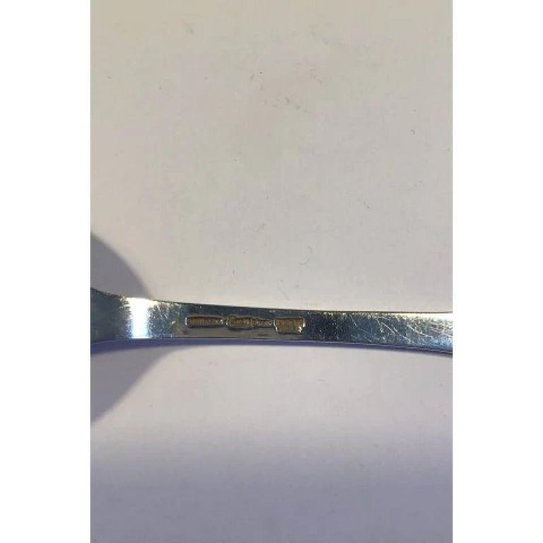 Evald Nielsen No 14 Sterling Silver Serving Spoon For Sale at 1stDibs