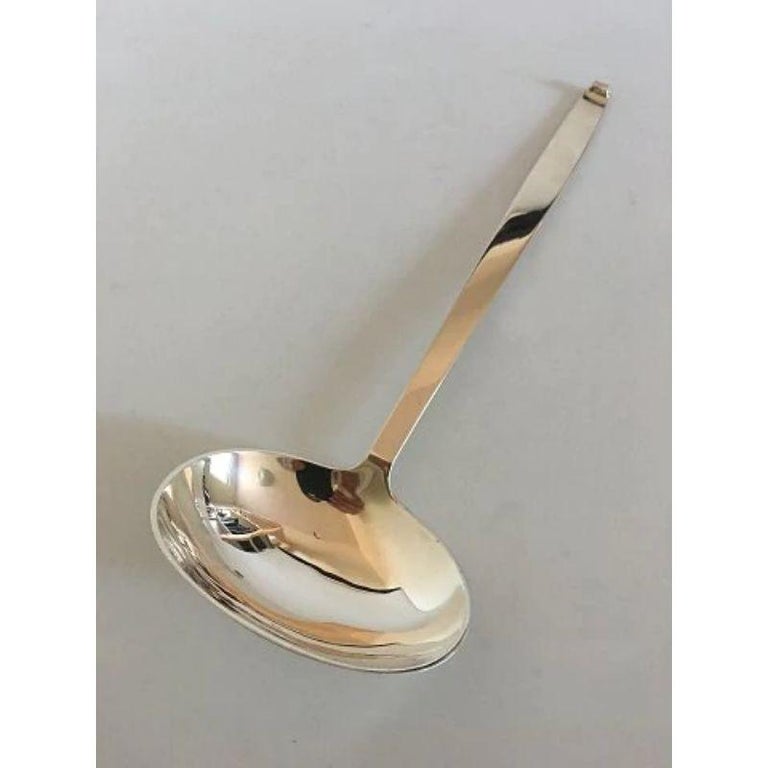 Evald Nielsen No. 29 Large Silver Punch Ladle / Soup Ladle For Sale at ...