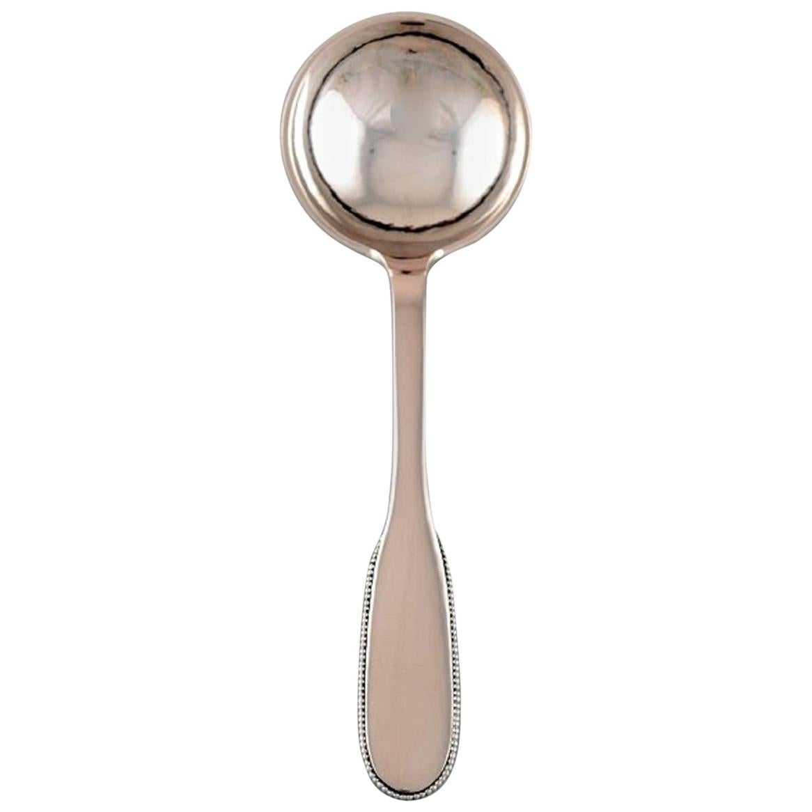 Evald Nielsen Number 14 Serving Spoon in Hammered Silver, Dated 1928 ...