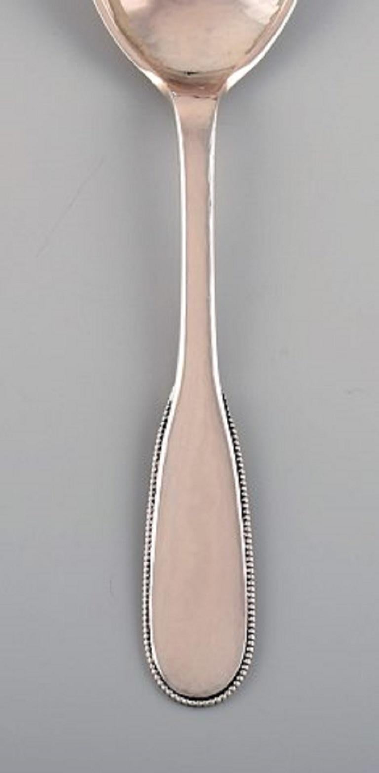 Evald Nielsen Number 14 Serving Spoon in Hammered Silver, Dated 1928 ...