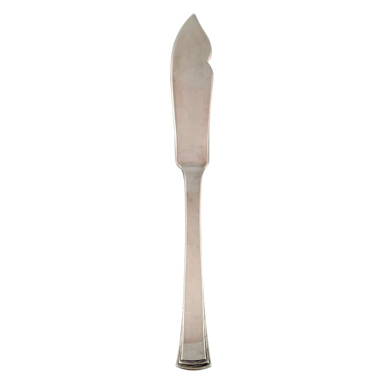 Evald Nielsen Number 32 Fish Knife in Silver, Two Pieces For Sale at ...