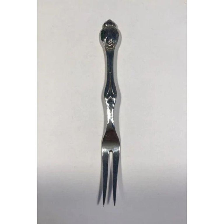 Evald Nielsen Silver No 6 Cold Cuts Fork For Sale at 1stDibs