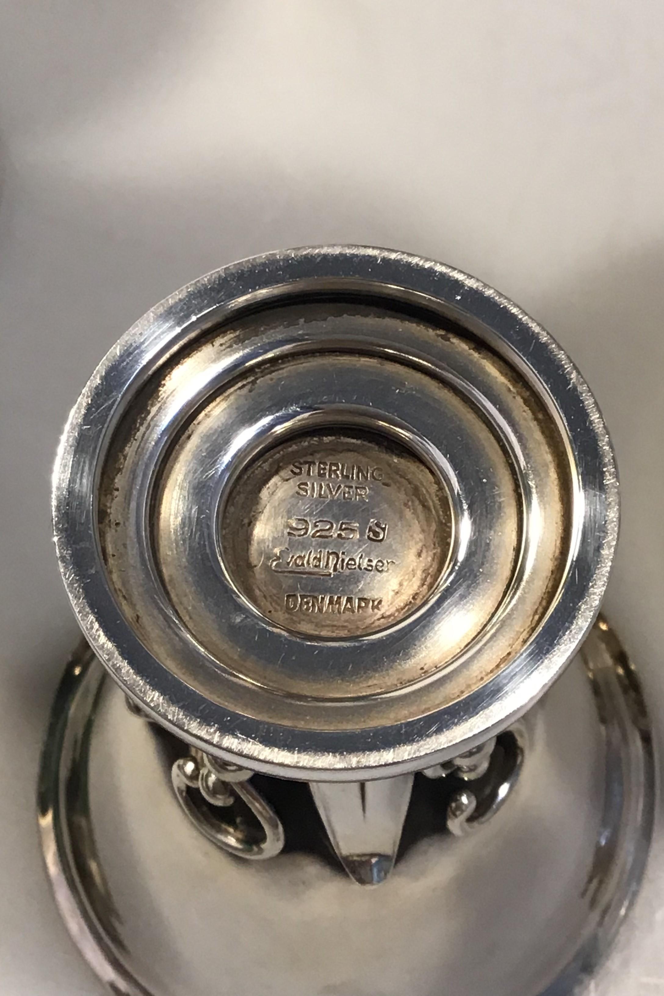 Evald Nielsen Sterling Silver Cocktailshaker and Six Drinking Cups For ...