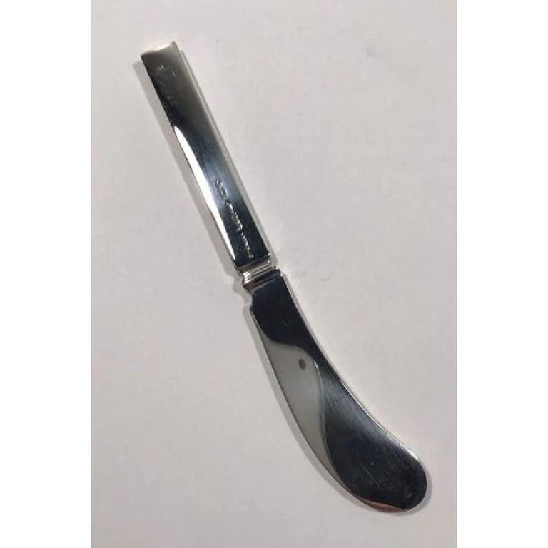 Evald Nielsen Sterling Silver No 33 All Silver Butter Knife 'Small' For ...
