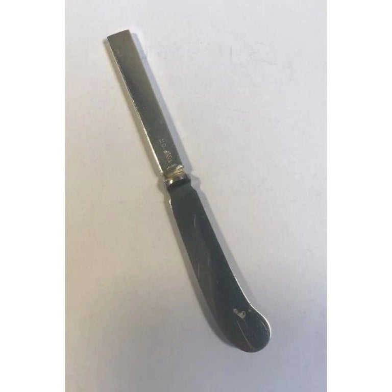 Evald Nielsen Sterling Silver No 33 Butter Knife For Sale at 1stDibs