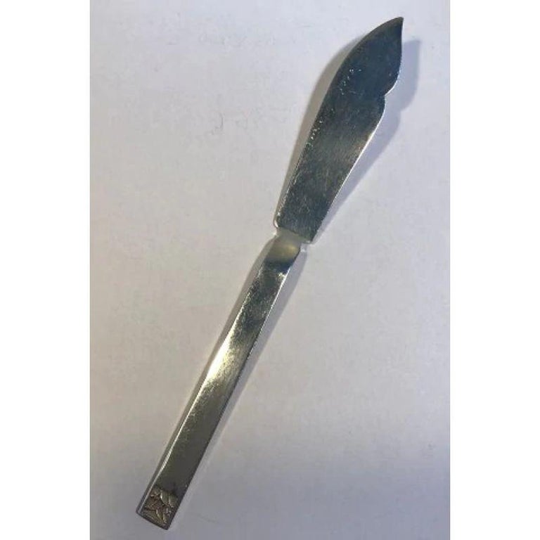 Evald Nielsen Sterling Silver No 33 Fish Knife For Sale at 1stDibs