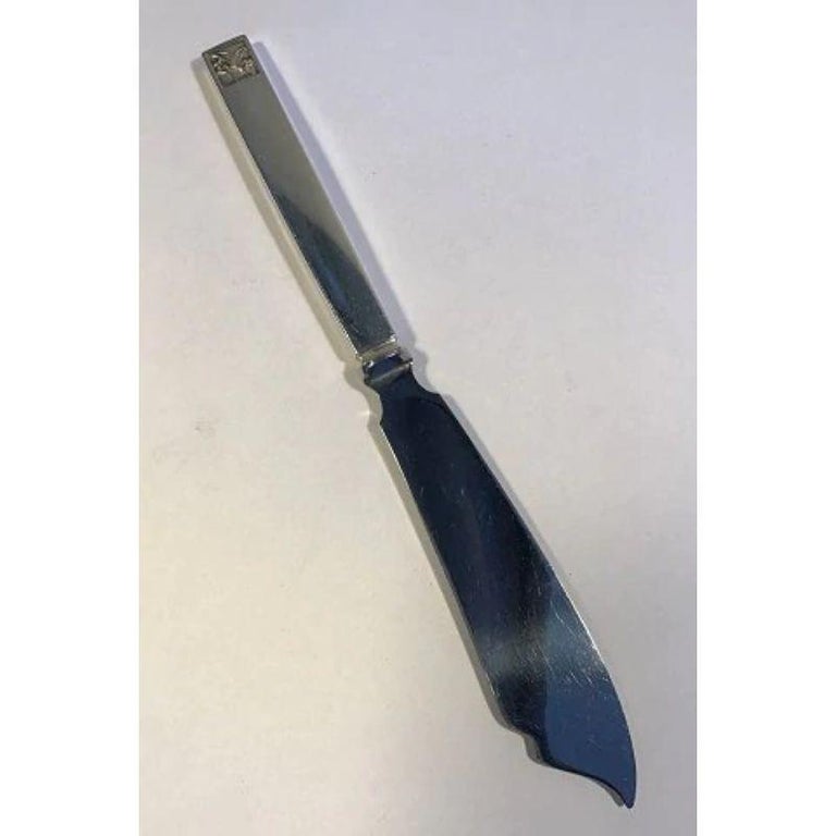 Evald Nielsen Sterling Silver No 33 Layer Cake Knife For Sale at 1stDibs