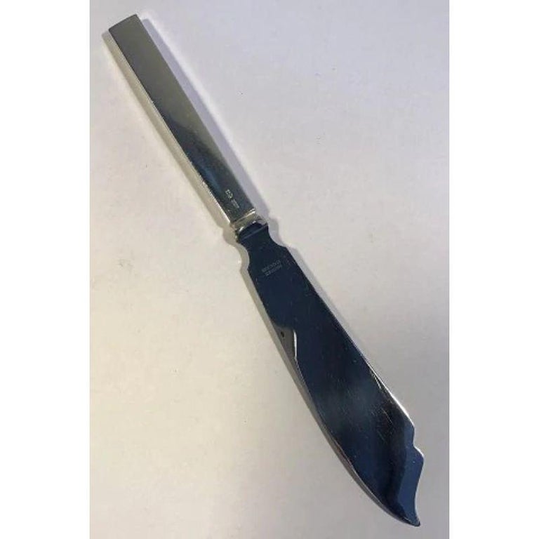 Evald Nielsen Sterling Silver No 33 Layer Cake Knife For Sale at 1stDibs