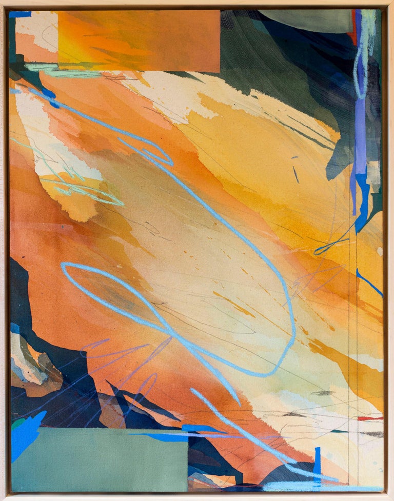 Evan Blackwell-Helgeson - "Space Between" - colorful abstract painting ...