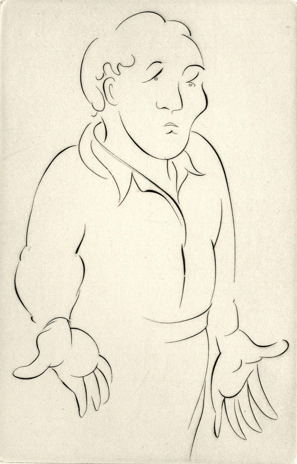 Fritz Eichenberg - And His Strength Went From Him (Samson And Delilah ...