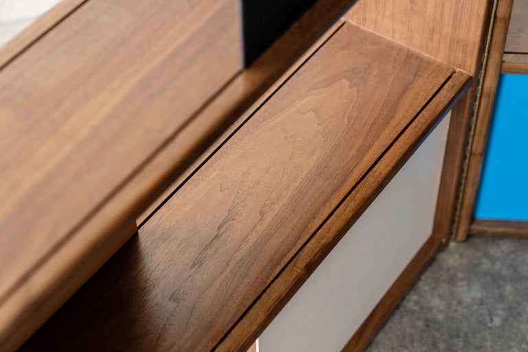Evans Clark for Glenn of California Bookcase/Room Divider at 1stDibs