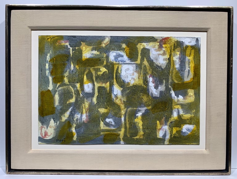 Eve Peri - Untitled Abstract Expressionist composition For Sale at 1stDibs