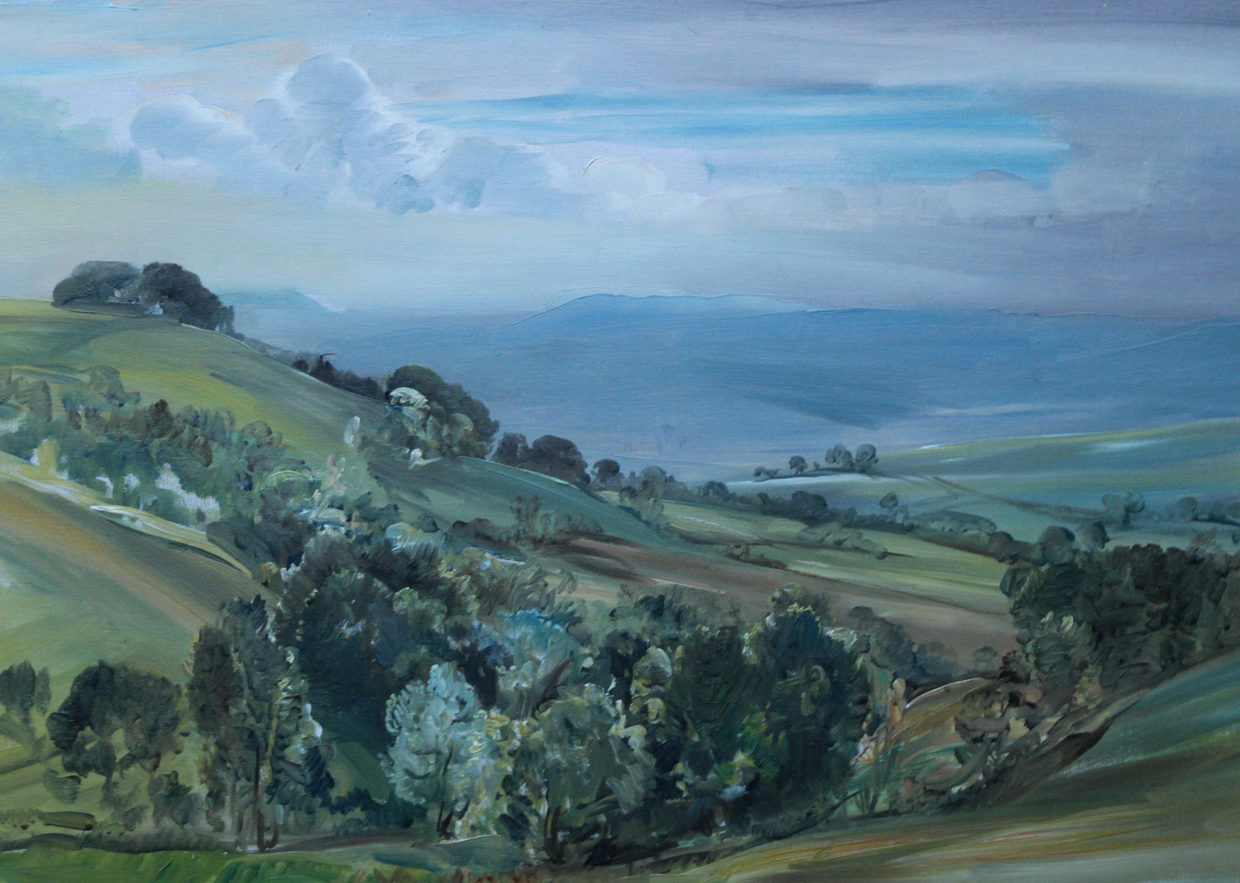 Evelyn Cheston - Trow Hill Sidmouth Devon 1927 - British art landscape ...