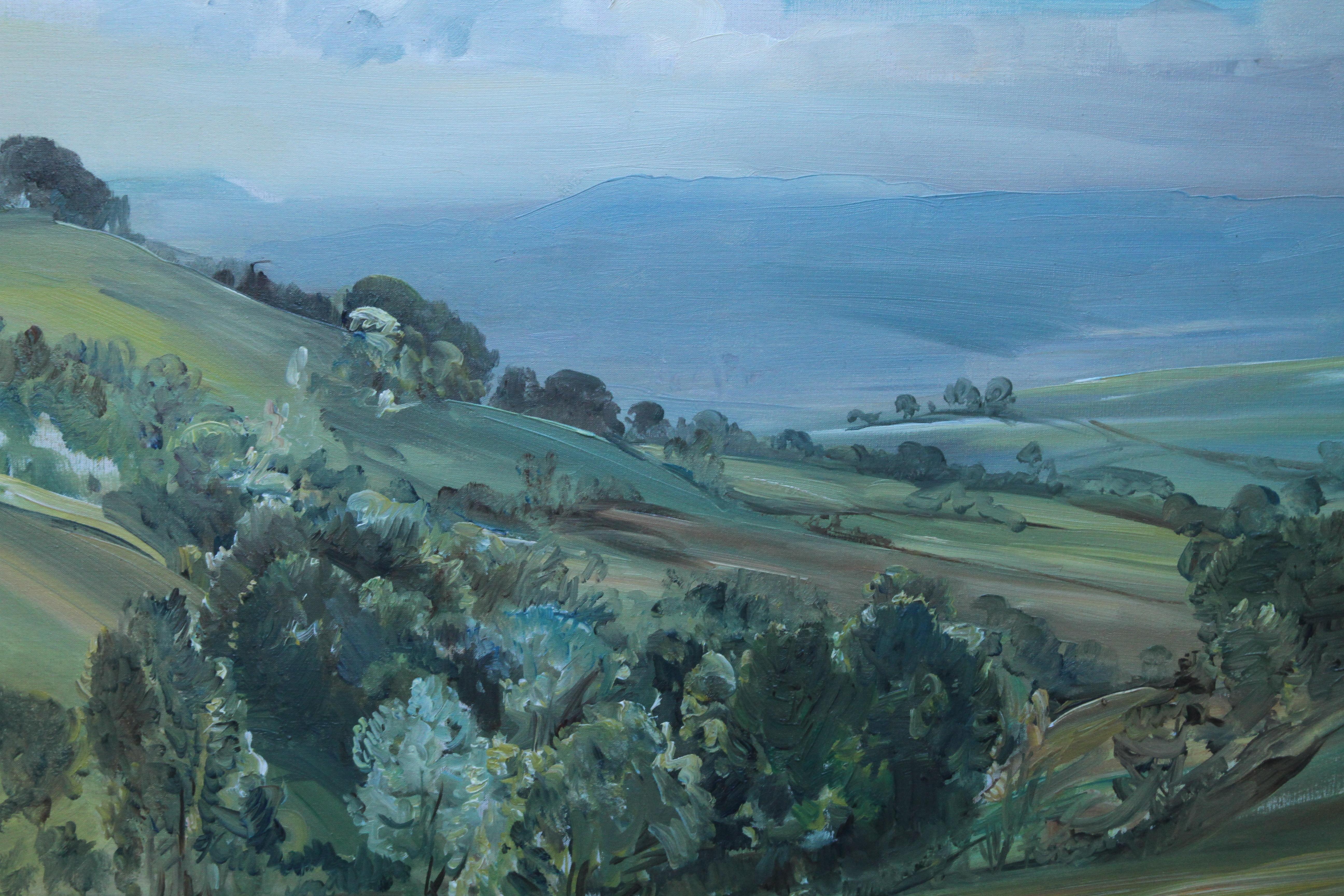 Evelyn Cheston - Trow Hill Sidmouth Devon 1927 - British art landscape ...