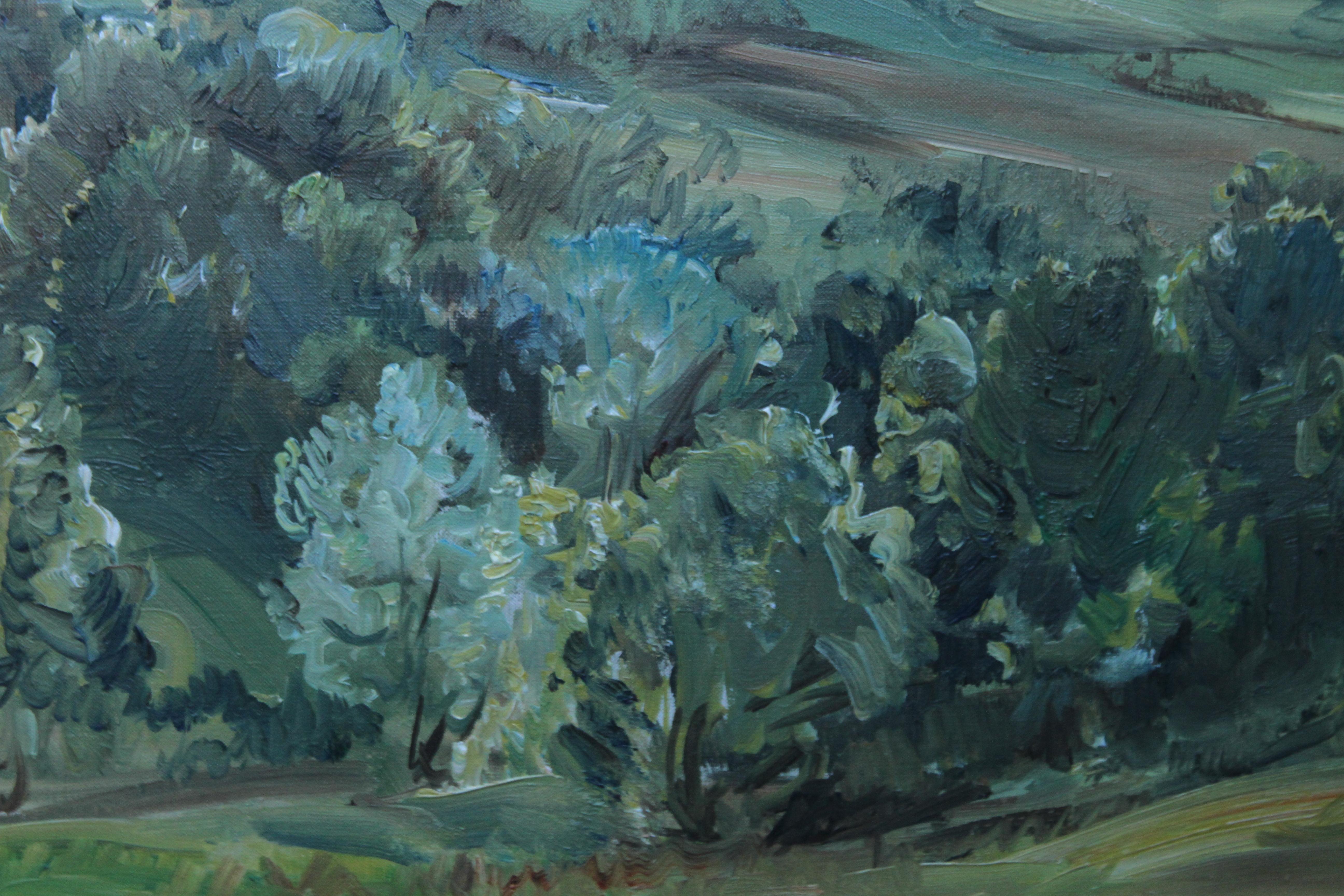 Evelyn Cheston - Trow Hill Sidmouth Devon 1927 - British art landscape ...